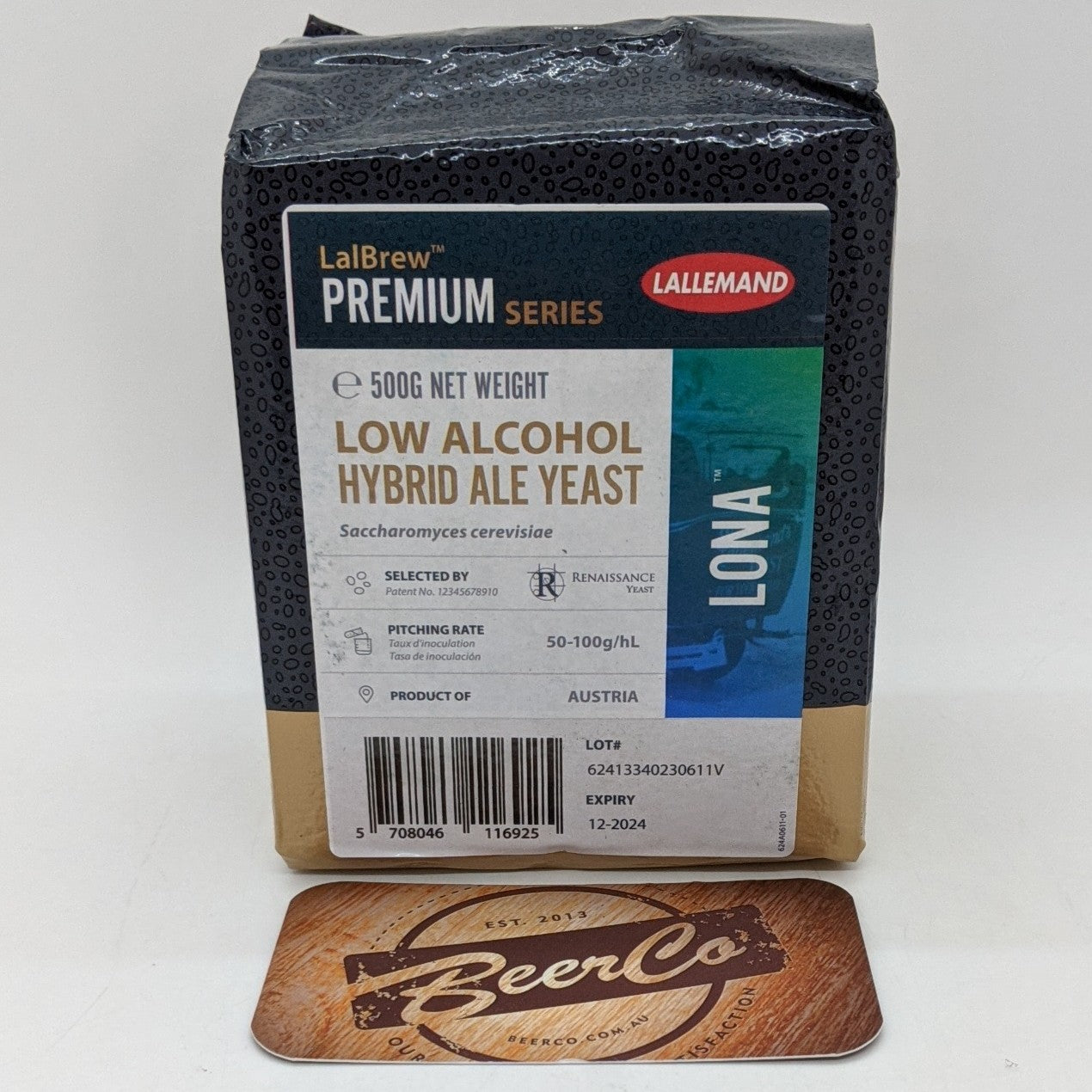 LalBrew® LoNa™ Low Alcohol Hybrid Ale Yeast | 500g | BeerCo.com.au