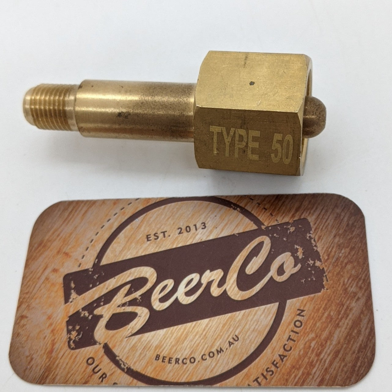 Type 50 | 1/4 inch thread nut and stem for Keg King Regulator | BeerCo ...