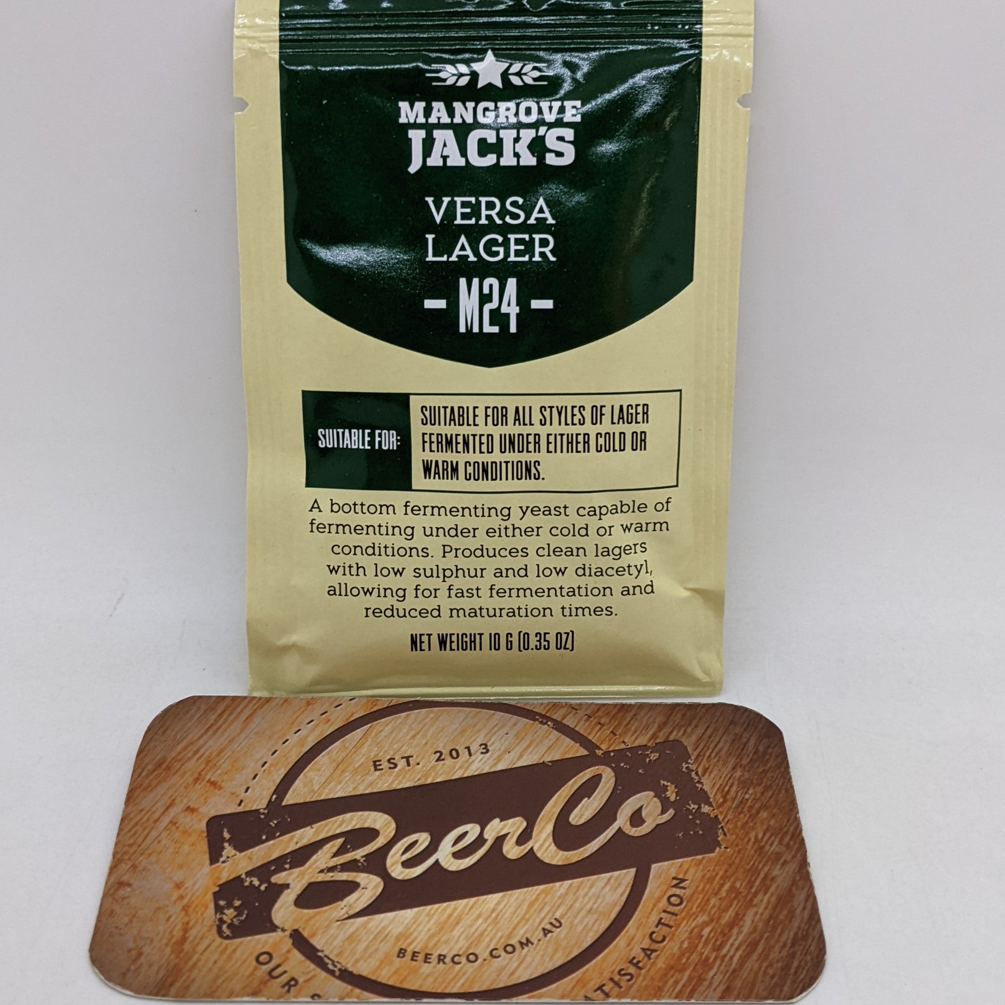 M24 Versa Lager Yeast | Mangrove Jack's | 10g | High Attenuation ...