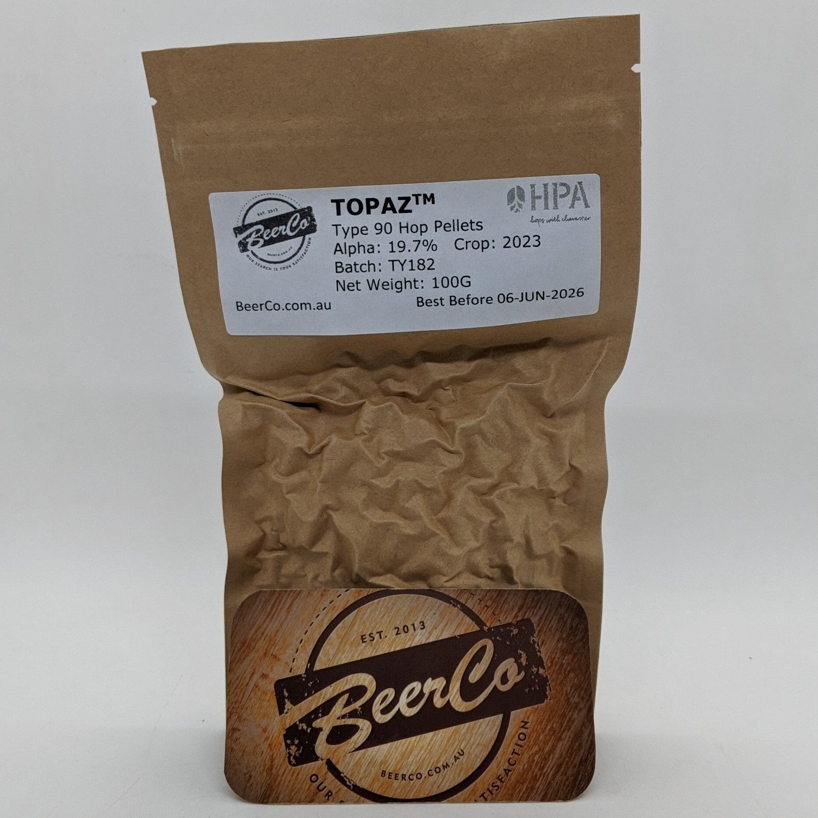 Topaz™ TC-85-70 AU Hops | dual purpose | Resinous | Grassy | Lychee ...