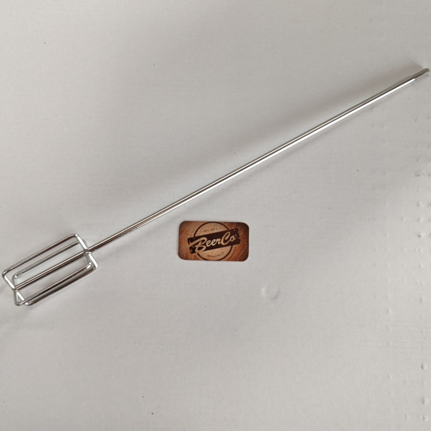 Stainless Steel | Drill Powered Mash Stirrer & Mixer | 1/4 Inch Hex Dr ...