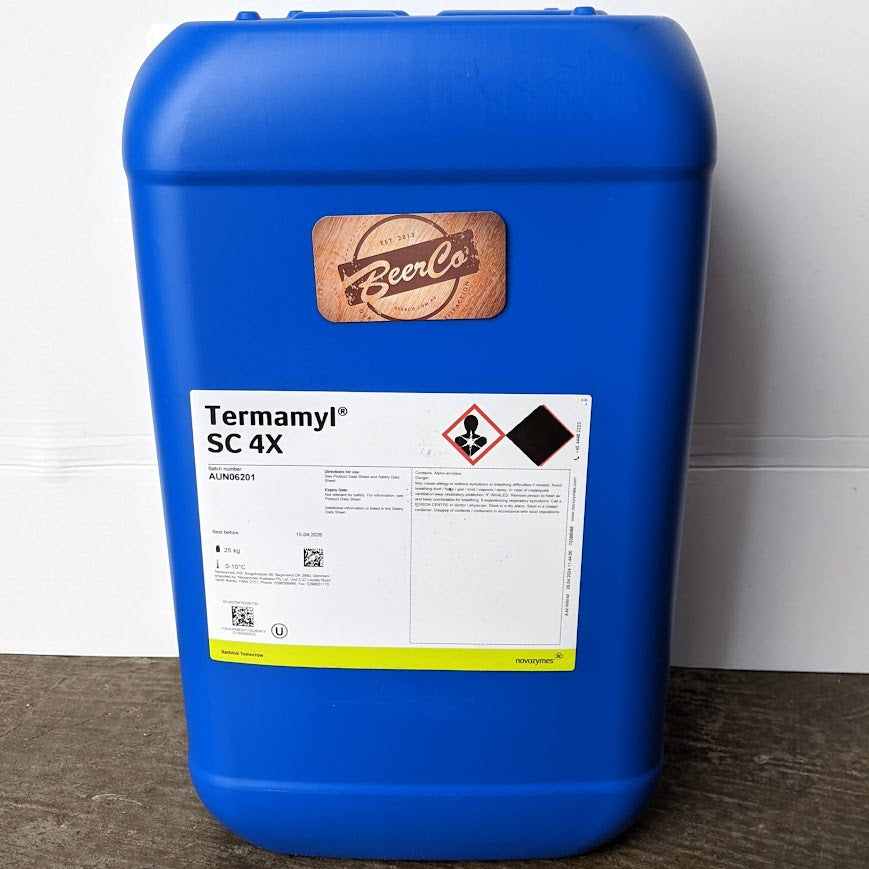 Novozymes | Termamyl® SC 4X | Thermostable α-amylase | 25Kg | BeerCo ...