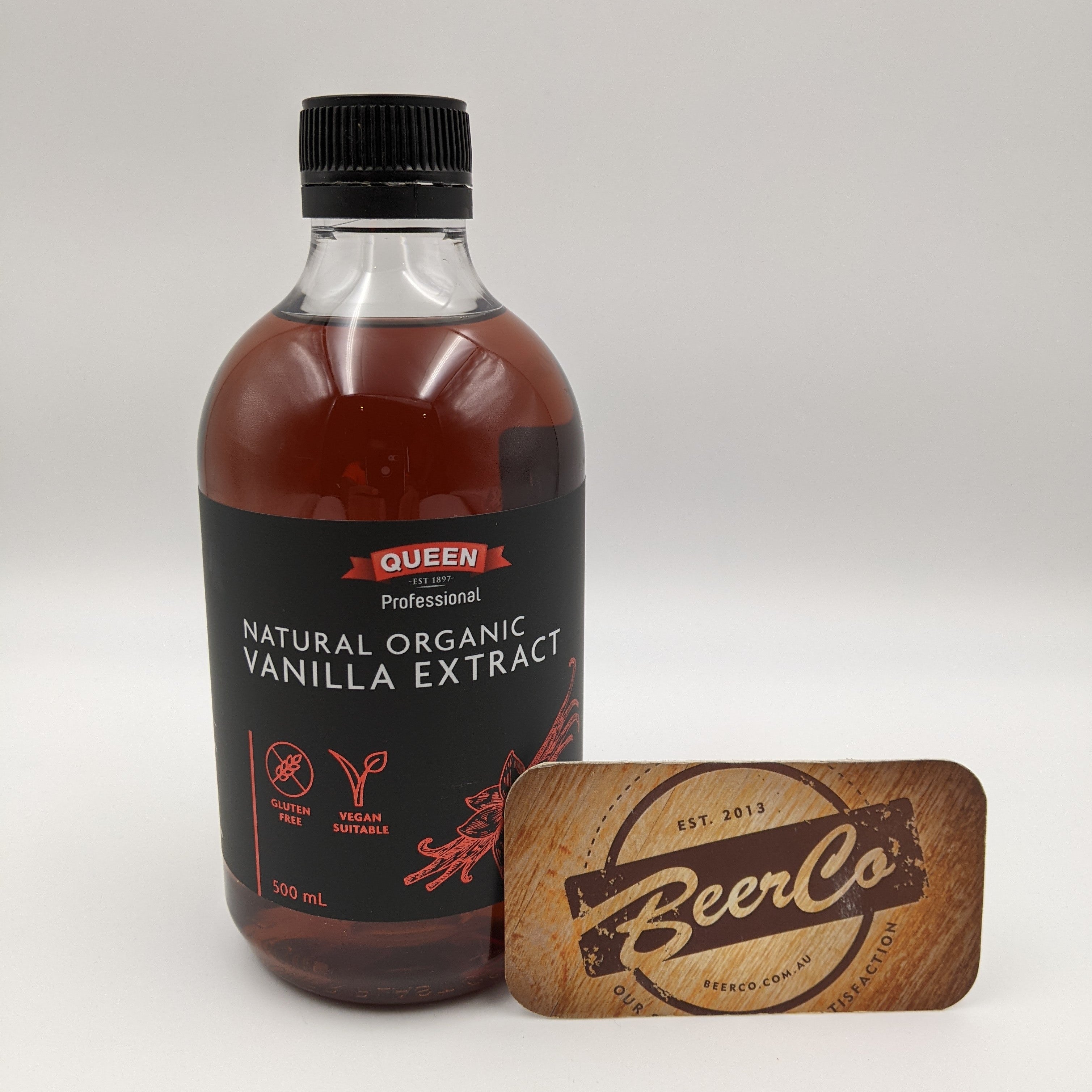 Queen Natural Organic Vanilla Extract | 500mL | BeerCo.com.au