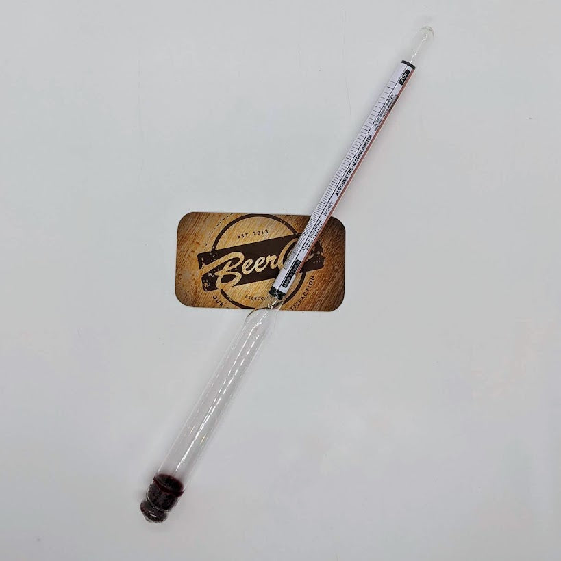 Precision Alla Alcoholmeter | 290mm | 0-100% | Proof Scale | BeerCo ...