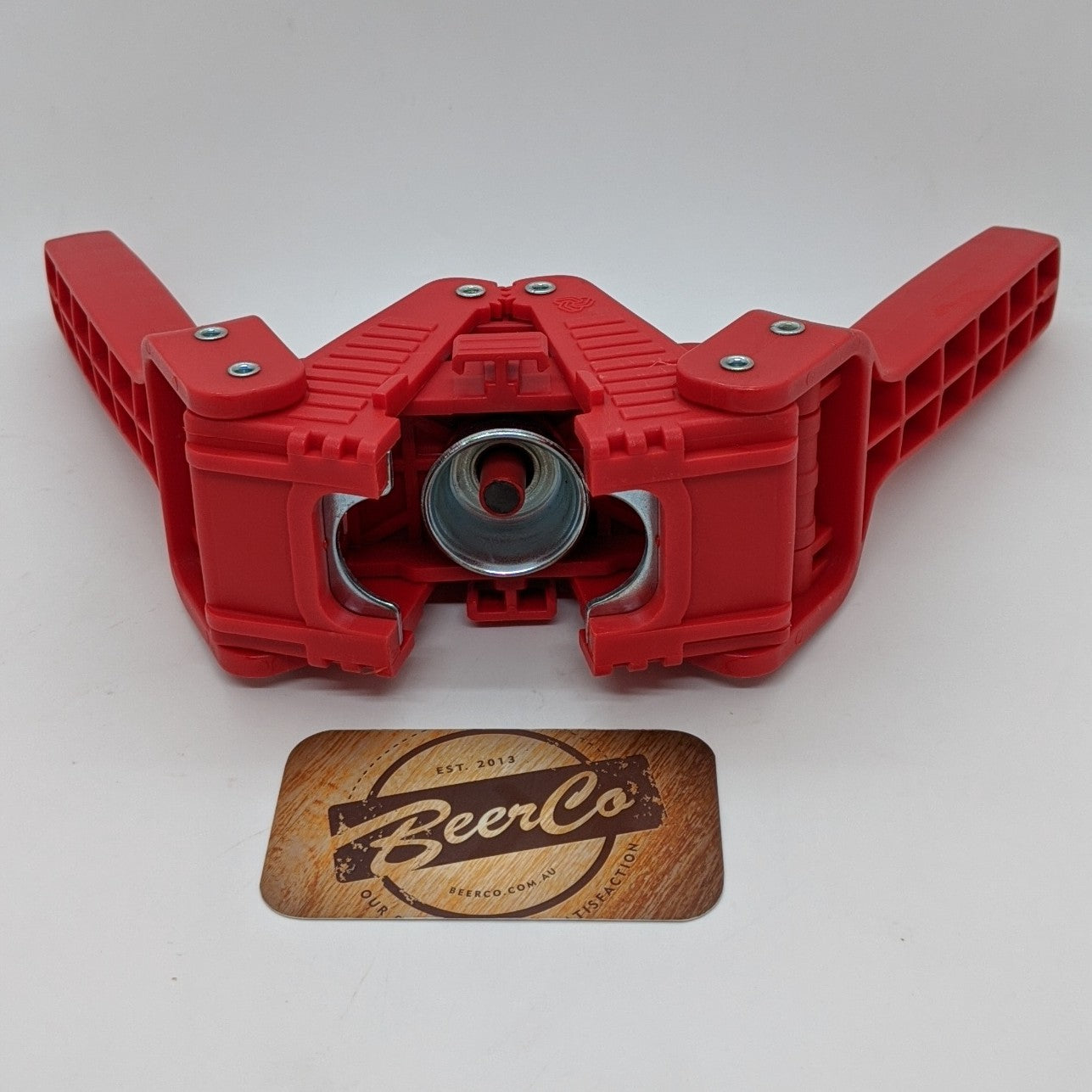 Emily - Hand Held Two-Lever Bottle Capper | Red | BeerCo.com.au
