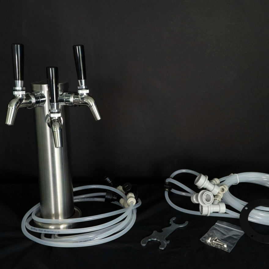 FasTap Preassembled Font Kit | Stainless Steel Triple Font | BeerCo ...